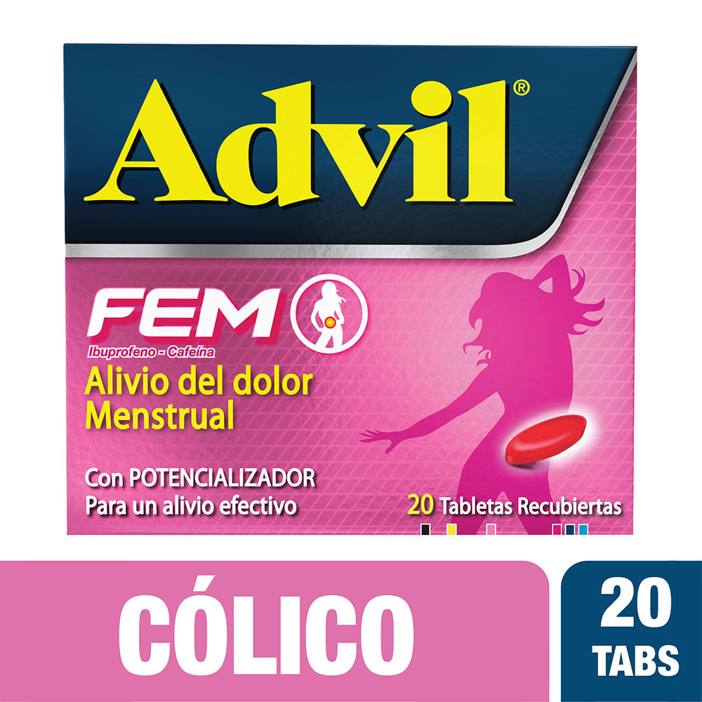 ADVIL FEM 20 TABLETAS - Farmacia Droguería San Jorge