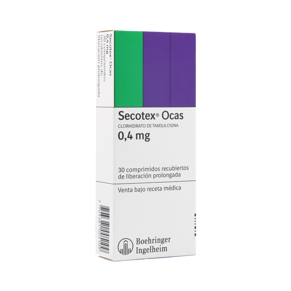 SECOTEX OCAS 0.4MG 30 TABLETAS - Farmacia Droguería San Jorge