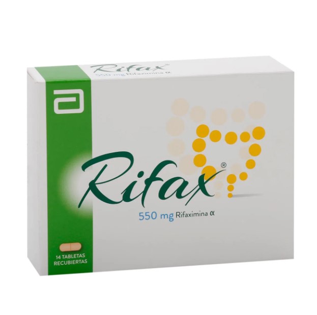 RIFAX 550MG 14 TABLETAS - Farmacia Droguería San Jorge