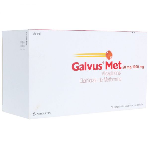 Droguería San Jorge - Galvus Met 50/1000 mg 56 Comprimidos