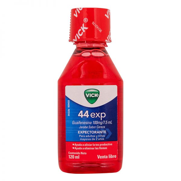 Vick Jarabe 44 Expect Niños y Adultos 120 mL