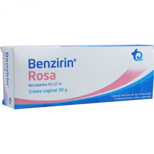 Drogueria San Jorge - Compra Benzirin Rosa Crema Vaginal 30 g