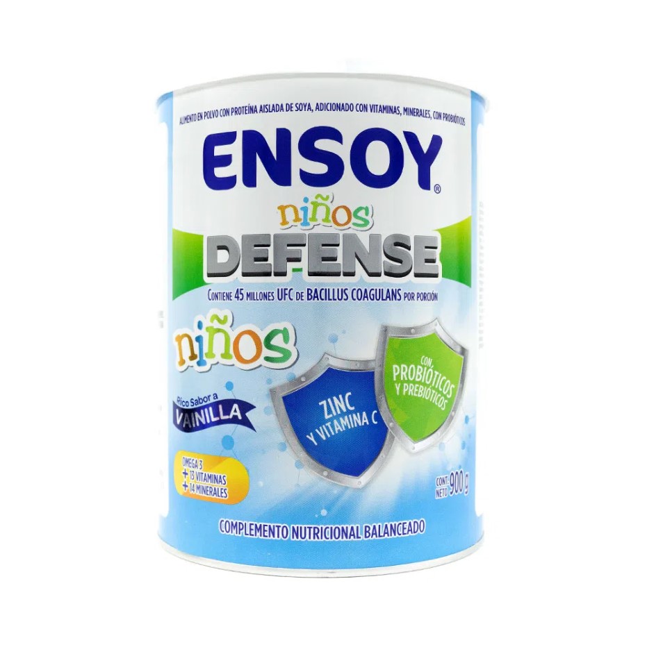 ENSOY NINOS DEFENSE VAINILLA 900 g - Farmacia Droguería San Jorge