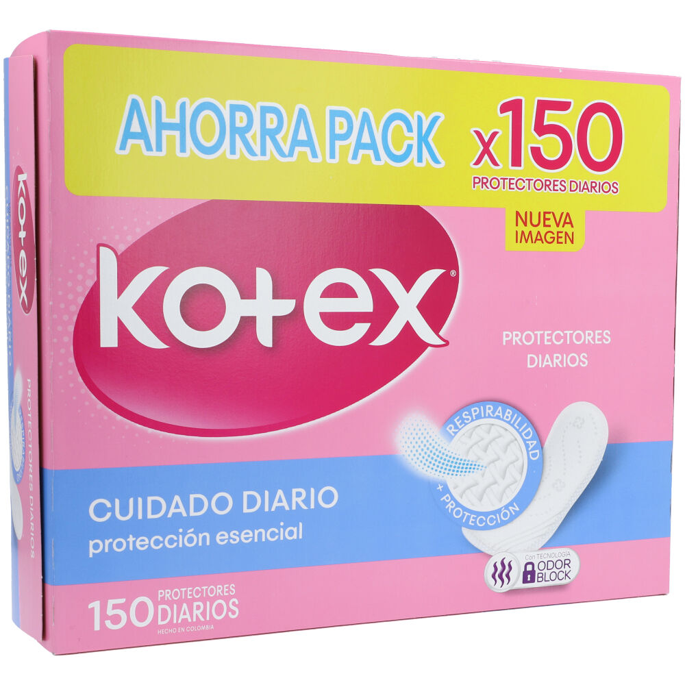 PROTECTOR KOTEX DAYS DUO PH 150 UNIDADES - Farmacia Droguería San Jorge
