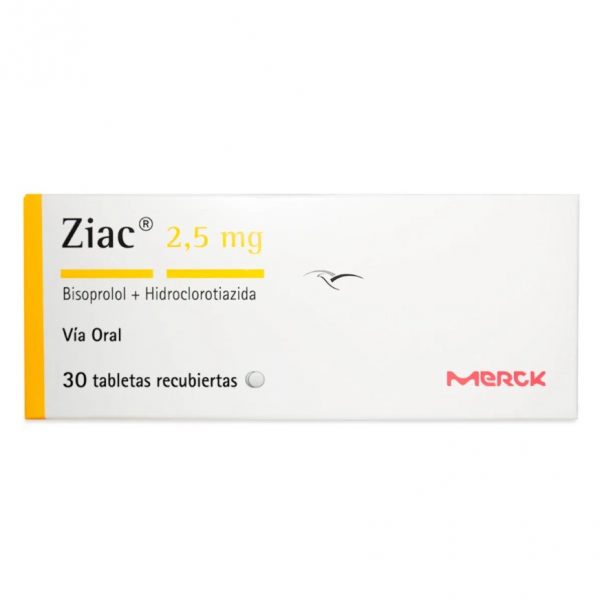 Drogueria San Jorge - Compra Ziac 2.5 mg 30 Tabletas