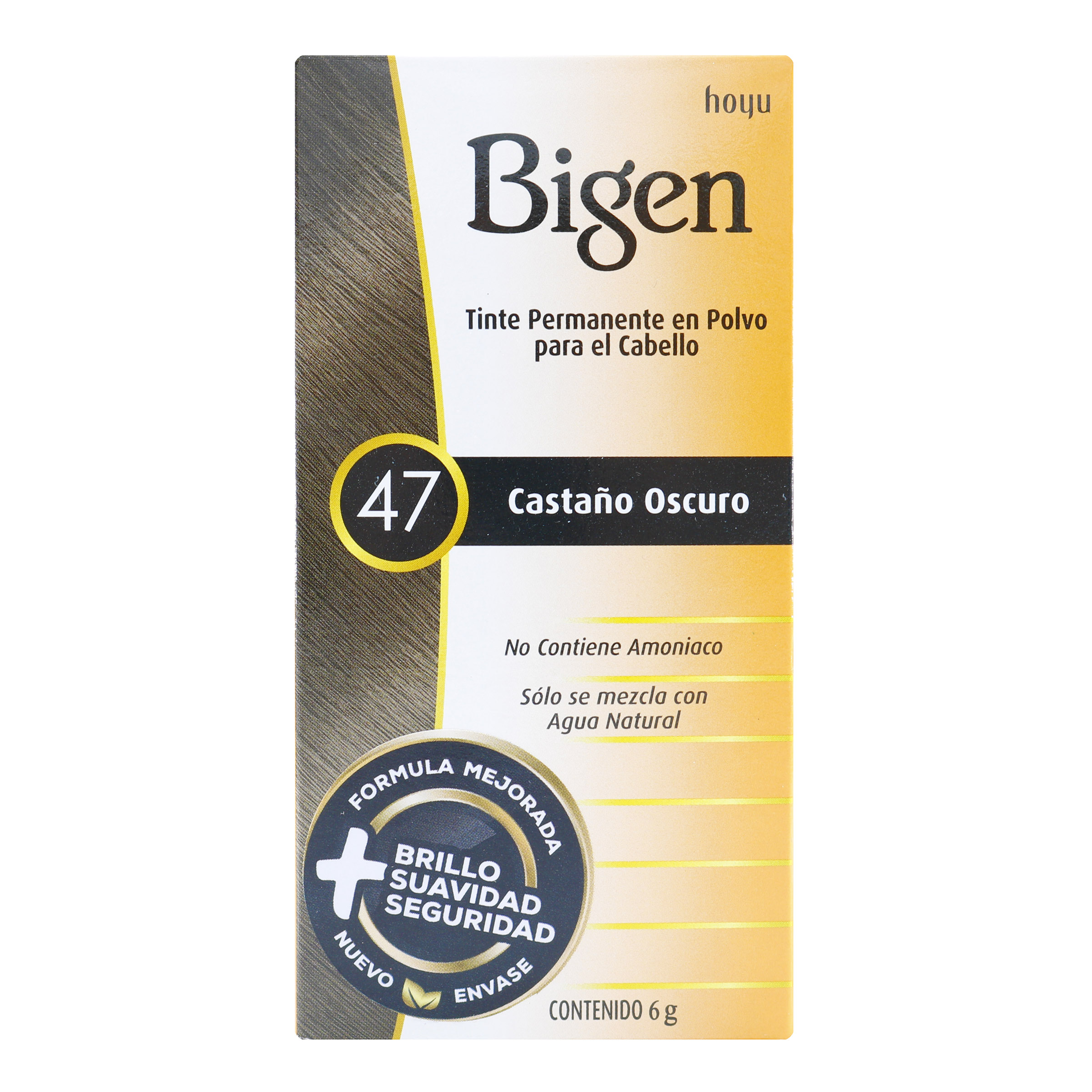 Bigen 47 Castaño Oscuro 6 g - Farmacia Droguería San Jorge
