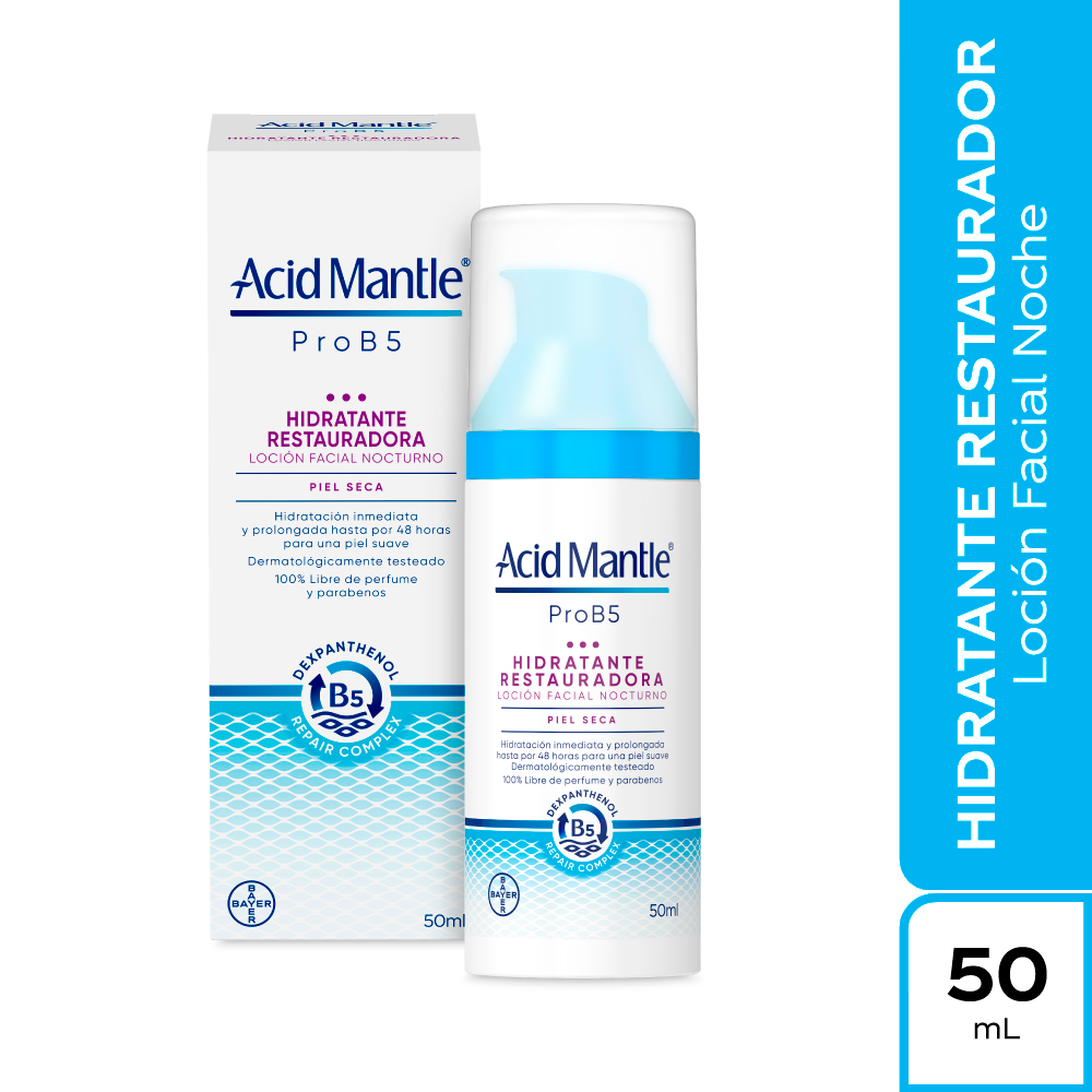 ACID MANTLE PRO B5 LOCION FACIAL NOCTURNO 50 mL - Farmacia Droguería ...