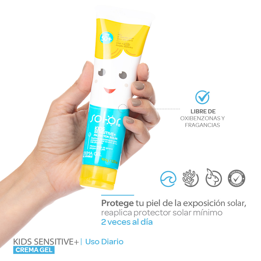 Bloqueador Sol-Or Kids Sensitive Tubo 100 g