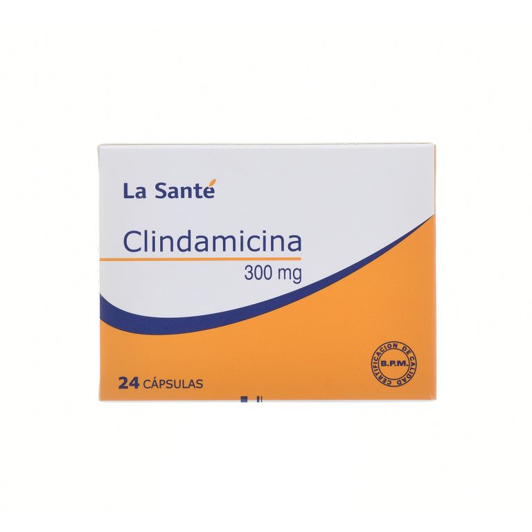 Clindamicina 300 mg 24 Cápsulas La Sante