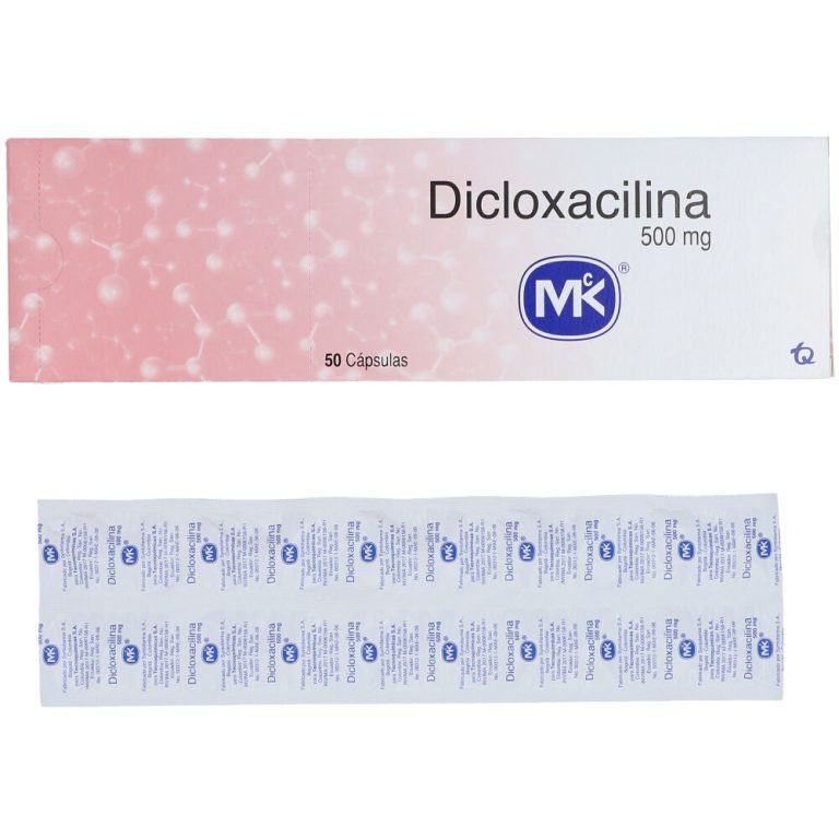 Drogueria San Jorge - Dicloxacilina 500 mg 50 Cápsulas MK