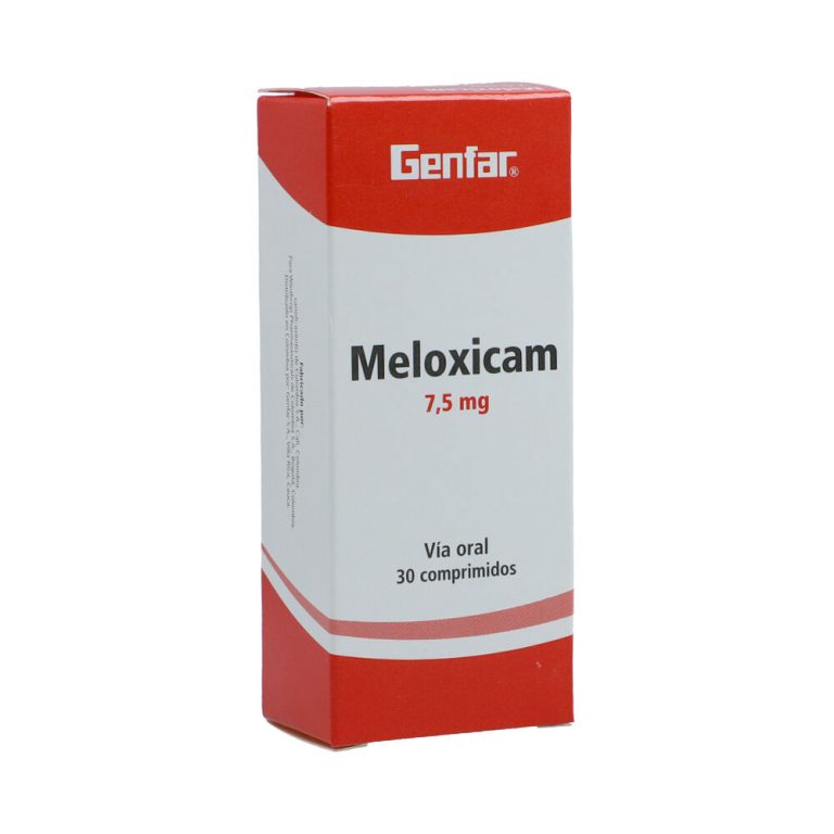 Drogueria San Jorge - Meloxicam 7.5 mg 30 Tabletas Genfar