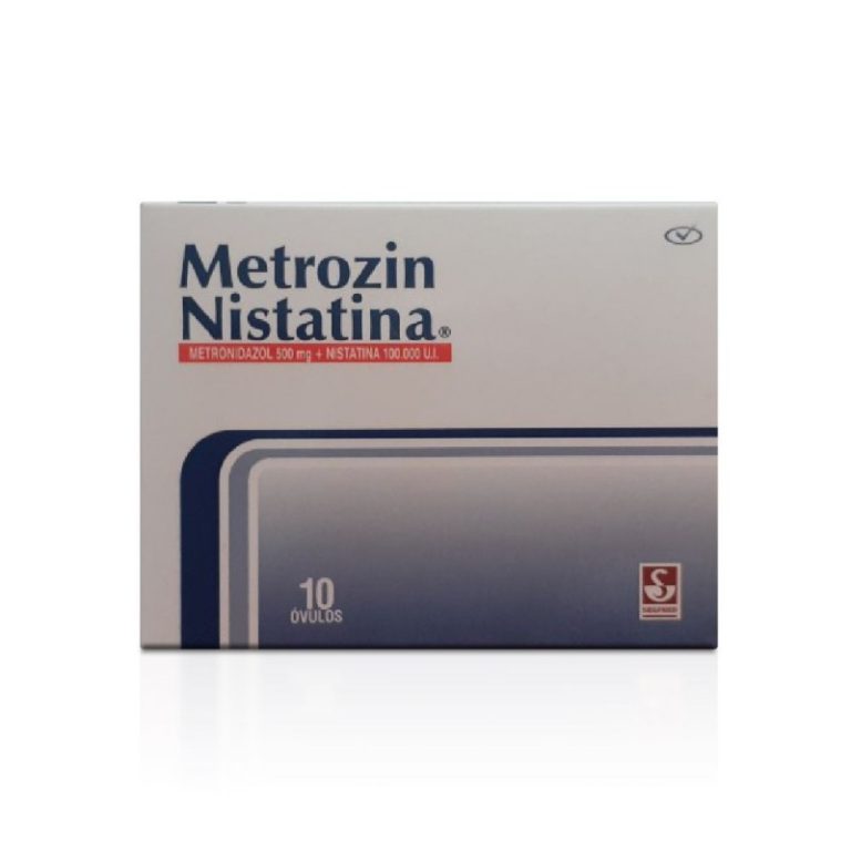 Droguería San Jorge - Metrozin Nistatina 500 mg 10 Ovulos