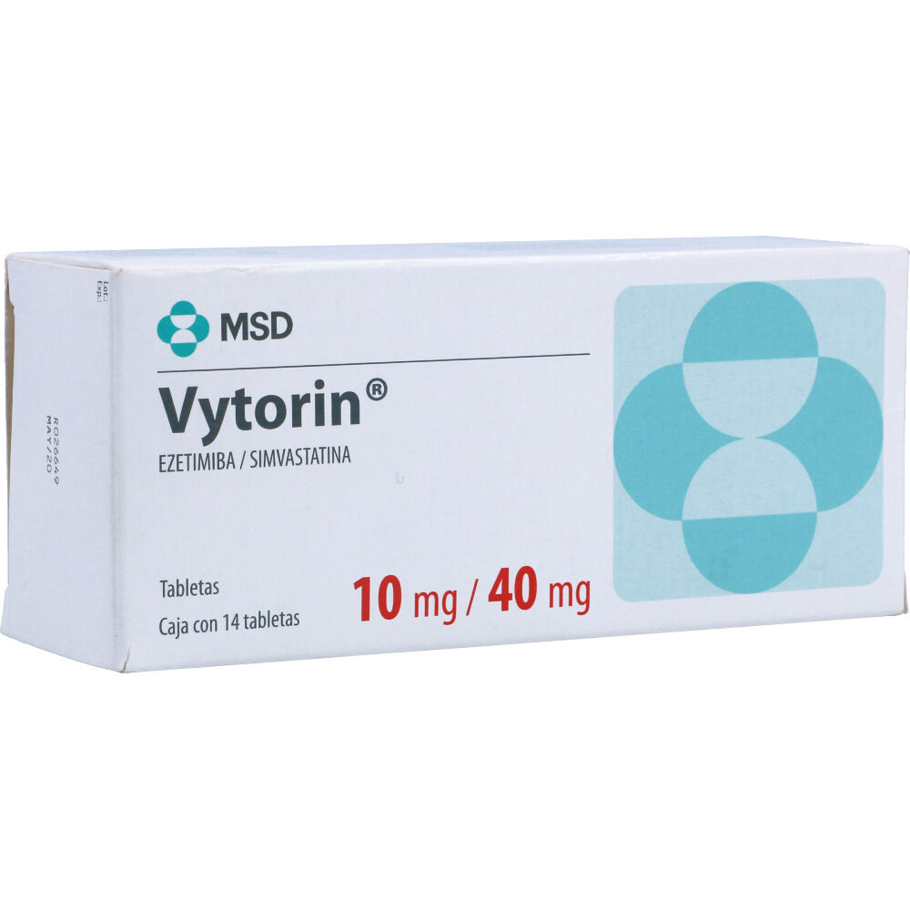 Drogueria San Jorge - Compra Vytorin 10/40 mg 14 Tabletas