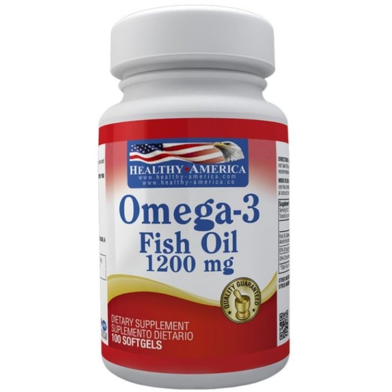 Omega 3 Fish Oil 1200 mg 100 Perlas Healthy